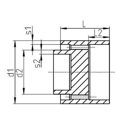 MyVink - Agru Polyflo PE100-RC Outer wall adaptor Type 197.1 SDR17 90 mm / SDR11 63 mm