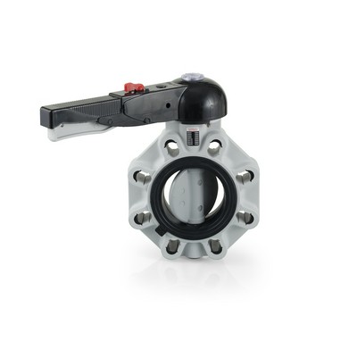 MyVink - FIP PVC-C FKOC LM Butterfly Valve with handle EPDM d=110 mm ...