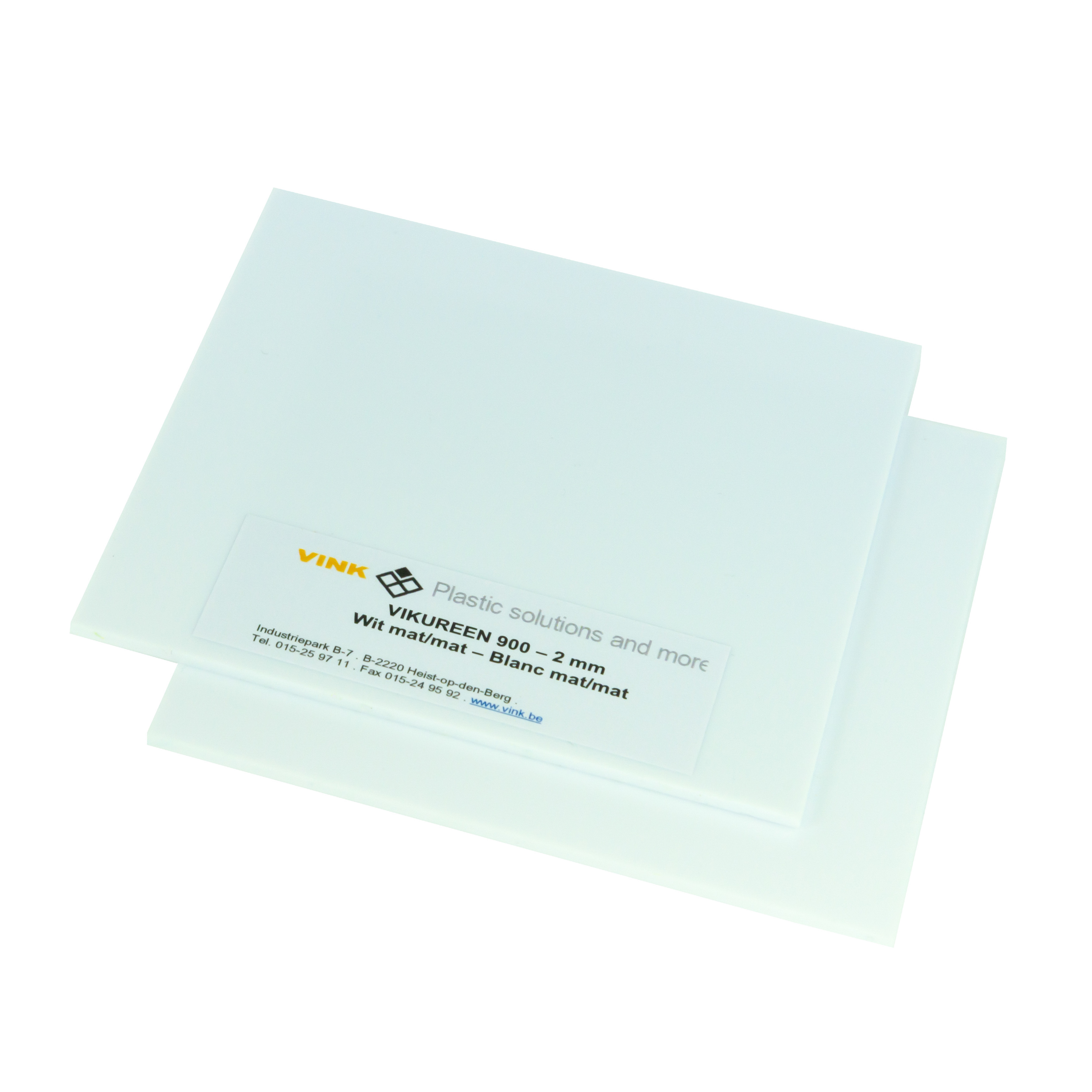 MyVink - Vikureen PS Sheet White 900 Matt / Matt 2120 x 1000 x 1,5 mm