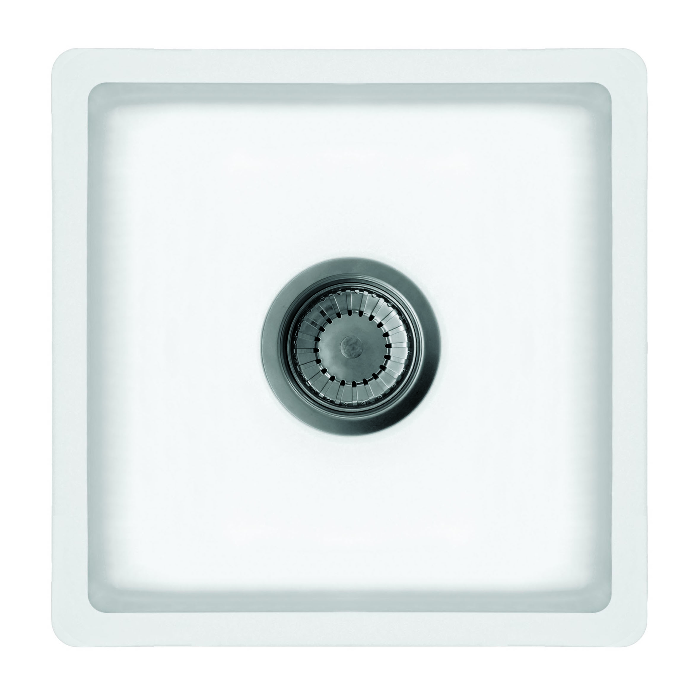 MyVink - Kerrock Sink uni 060 EMMA 100 Arctic White without overflow ...