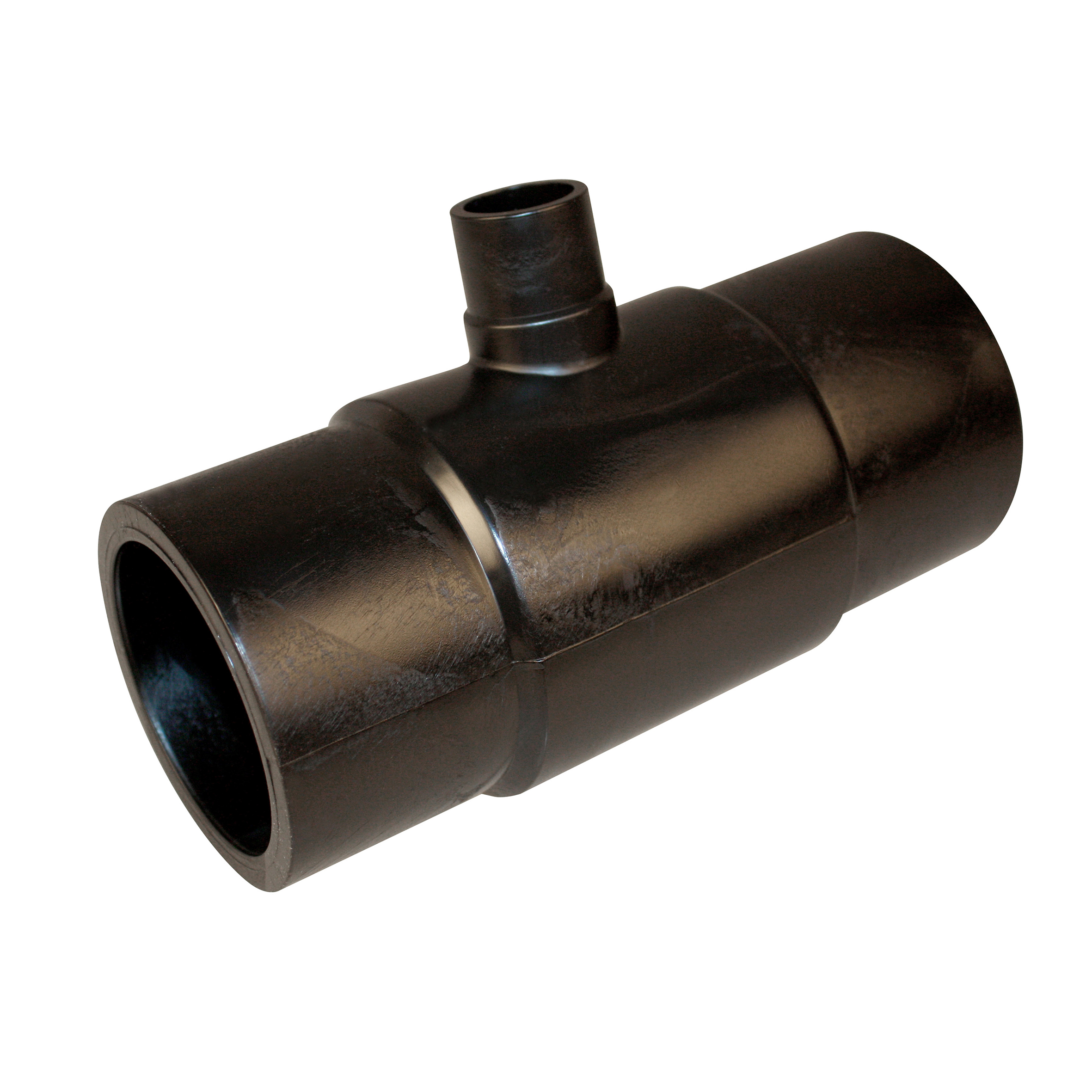 MyVink - Agru PE100-RC Reducing Tee Black Single Walled PN10 TRAS SDR17 d=140 x 90 mm