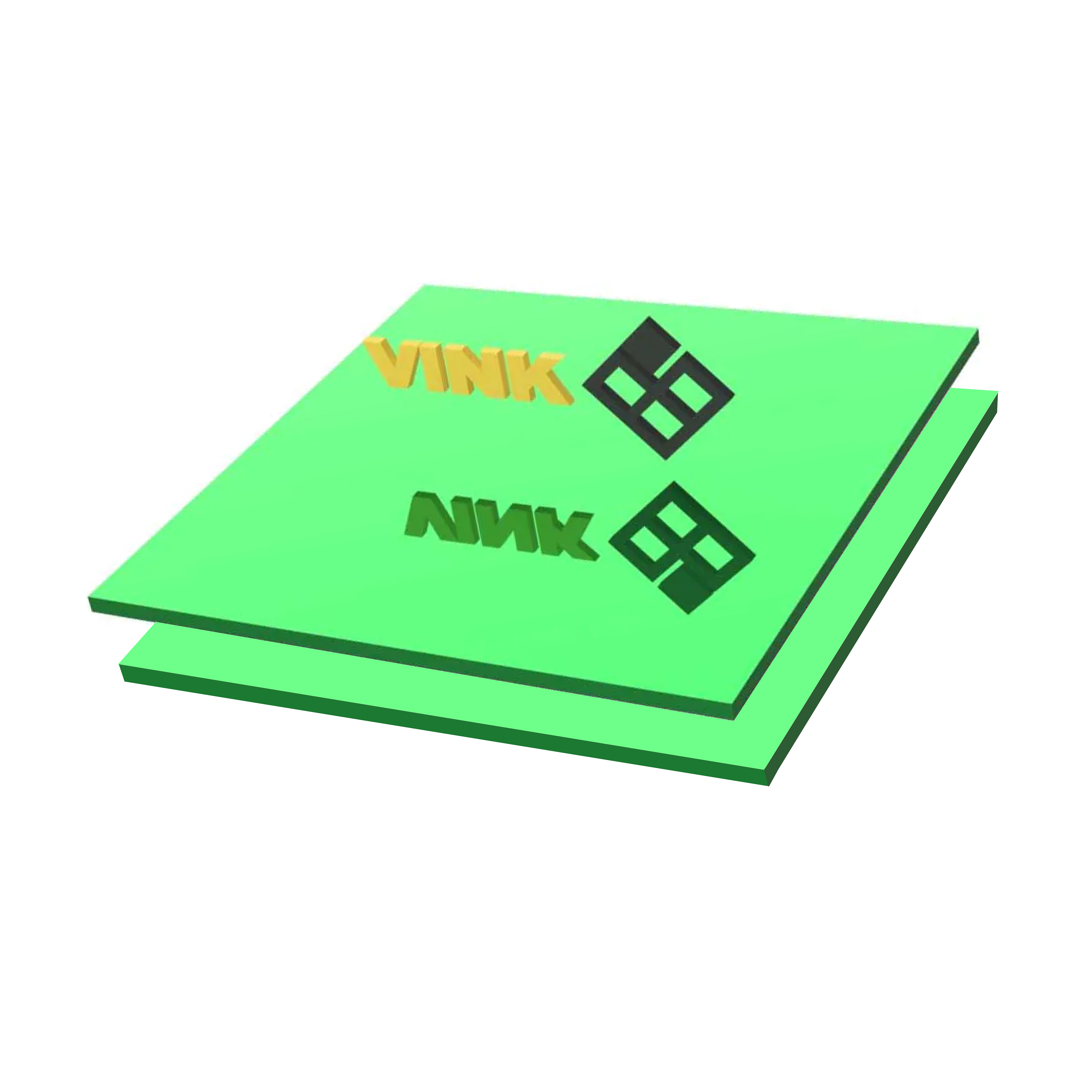 MyVink - Mirage PMMA-XT Mirror Green 2414 2440 x 1220 x 3mm