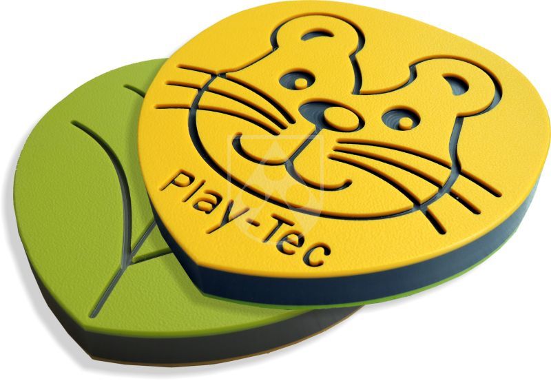 MyVink - Polystone Play-Tec Multicolor Red / Yellow / Red 2440 x 1220 x ...