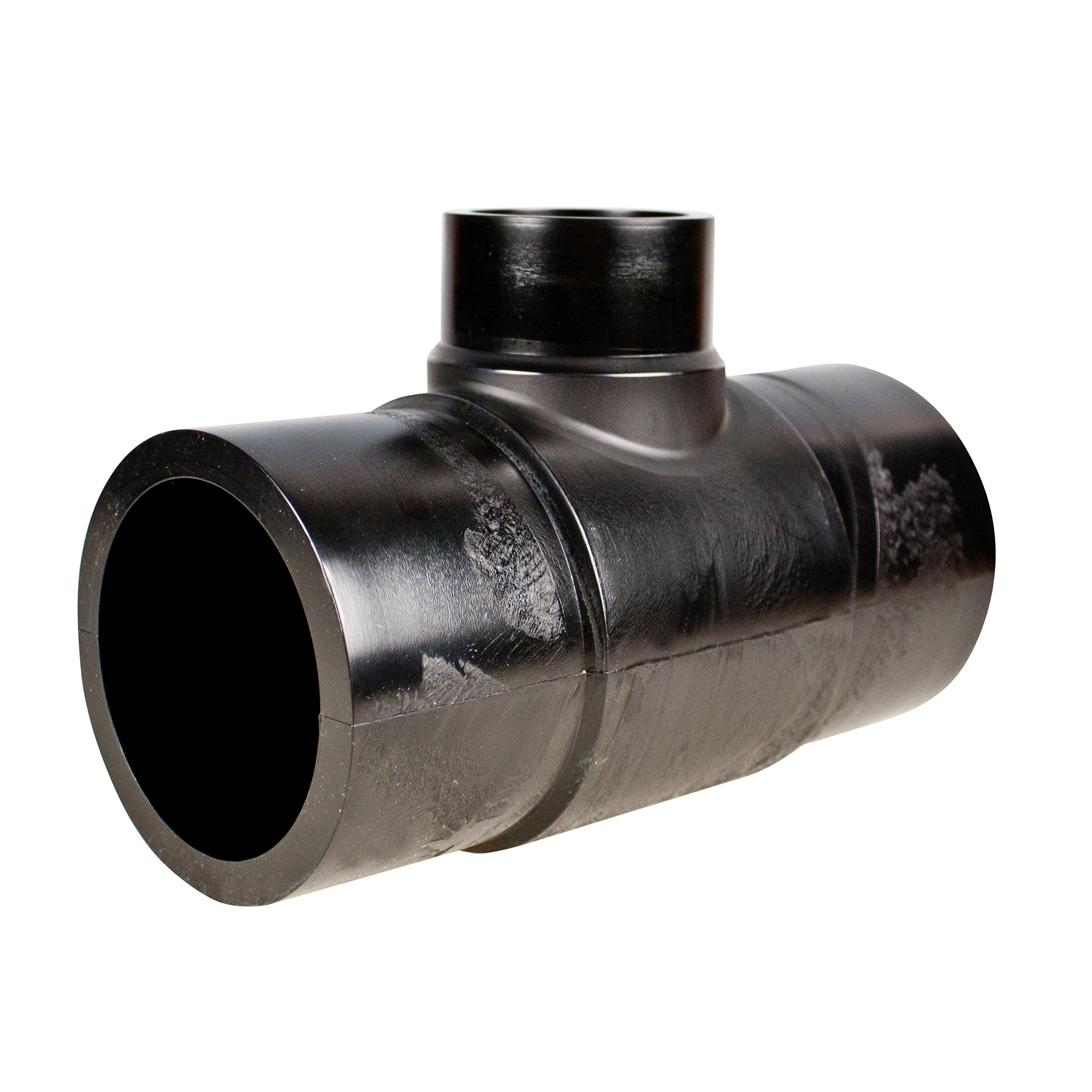 MyVink - Agru PE100-RC Reducing Tee Black Single Walled PN10 TRAS SDR17 d=140 x 90 mm