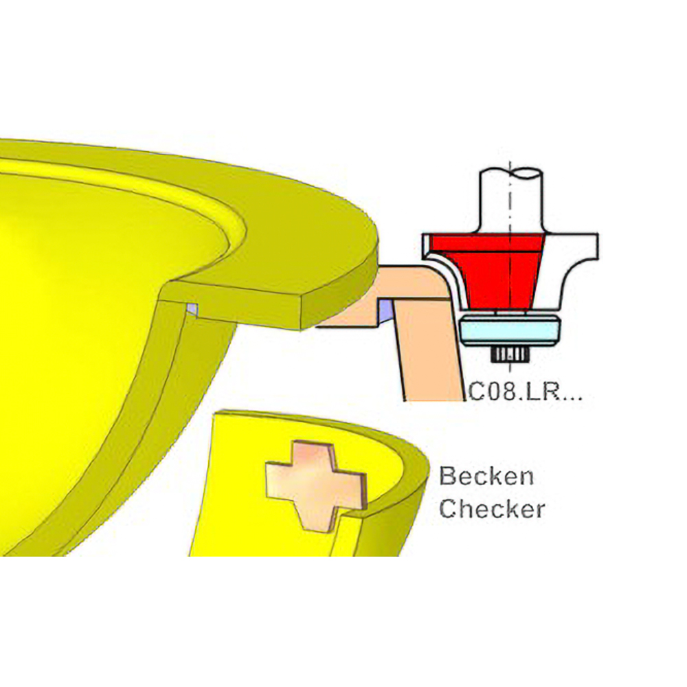 MyVink - ROUTER C08.F5 RADIUS CUTTER R=5/20° UNDERMOUNTING SINKS AND BOWLS